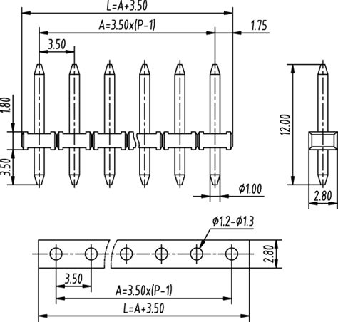 Hylec APL PCB Terminal Blocks Connectors And Fuse Holders Pluggable Pin Header Male