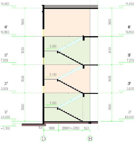 section views of the academic building download scientific diagram