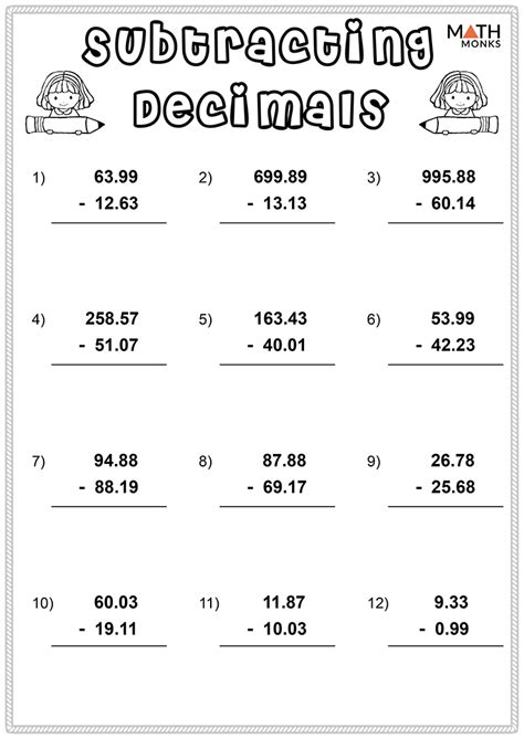 Mastering The Decimal Domain The Indispensable Role Of Decimal Operations Worksheets