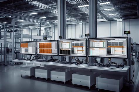 Premium Ai Image Intelligent Factory Production Line Ai Technology Generated Image