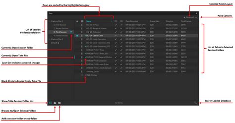 Data Pane | EXTERNAL OptiTrack Documentation