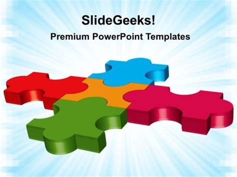 Teamwork Puzzle Business PowerPoint Templates And PowerPoint Themes 0212
