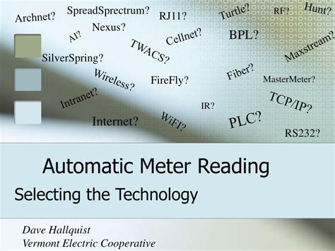 Ppt Automatic Meter Reading Powerpoint Presentation Free Download Id4693658