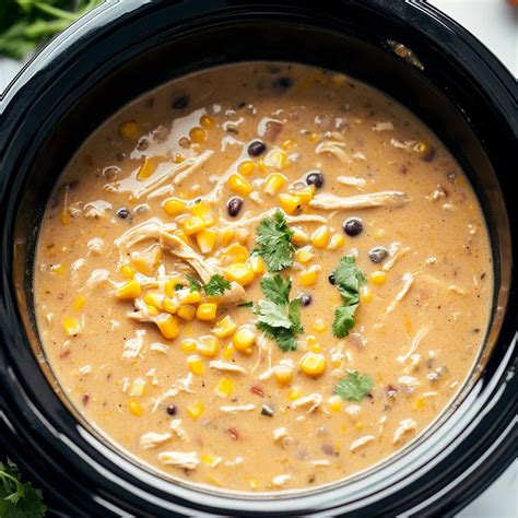 Easy Chicken Corn Chowder Recipe Creamy Slow Cooker Soup Savoury Flavor