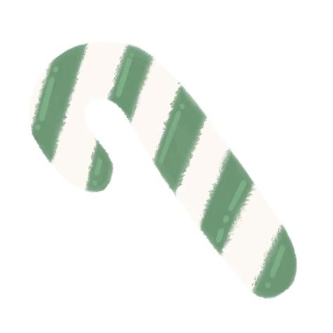 Christmas Candy Cane Cartoon Illustration For Christmas Festival