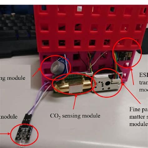 Environmental Sensing Nodes Indoor Regarding Environmental Sensing