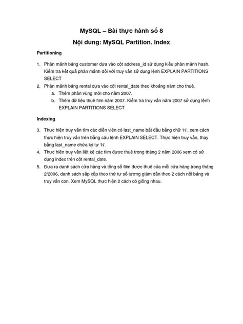 Lab 08 Partition Index Pdf