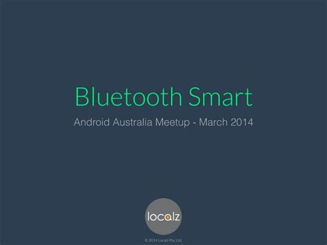 Bluetooth Smart Low Energy For Android Pdf