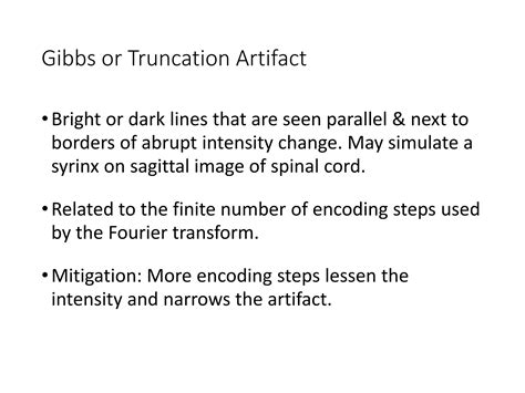 Mri Artifacts Introduction Classification Types Ppt