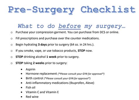 Pre Operative Documents Charlotte Nc Ditesheim Cosmetic Surgery Pre Operative Documents Charlotte Nc Ditesheim Cosmetic Surgery