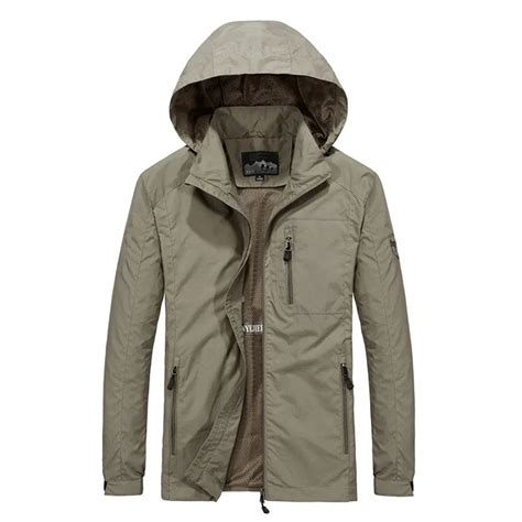 Men S Windbreaker Jackets Waterproof Hooded Water Proof Wind Breaker