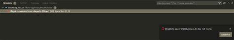 Vscode Problems Tab Doesnt Redirect To Error Line When Clicked For