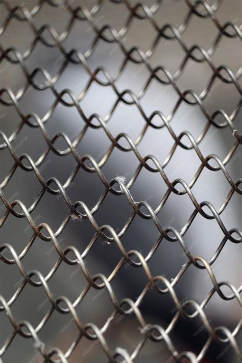 Premium Photo Metal Wire Mesh Fence Texture