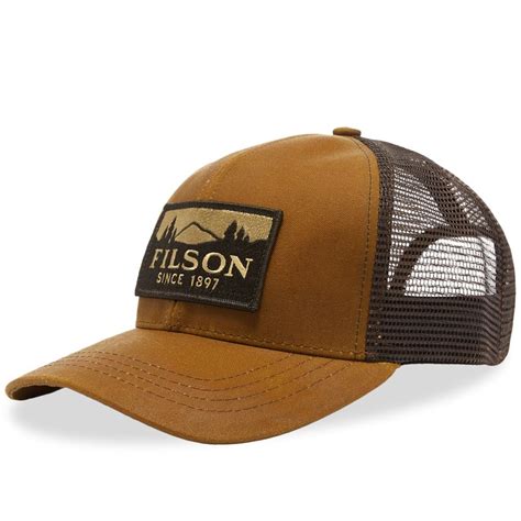 Filson Logger Mesh Cap In Brown Modesens Filson Mesh Cap Hats For Men
