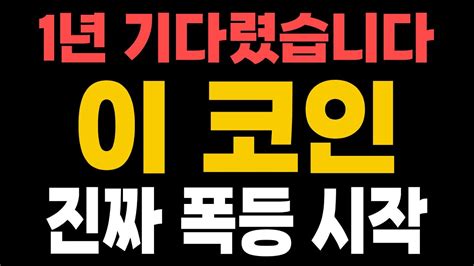 코인 분석 및 추천 이런 시장에선 이 코인을 노려야합니다 Youtube