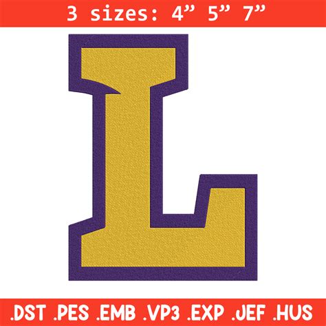 Lipscomb Bisons Logo Embroidery Design Ncaa Embroidery Emb Inspire Uplift