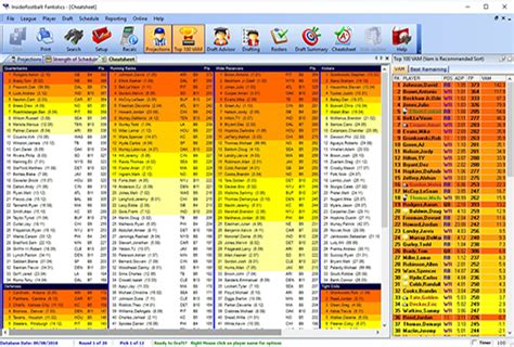 Printable Player Rankings Fantasy Football
