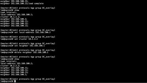 Configuring A Data Center Overlay IBGP Juniper Networks US