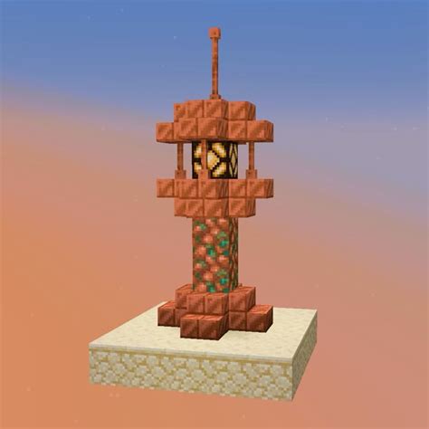 Minecraft Copper Lamp Idea Curious Collections In 2024 Minecraft