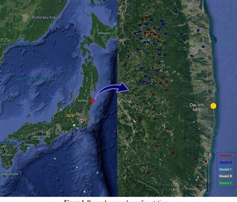 Figure 1 From Geostatistical Modelling For 134cs Released From The Fukushima Radioactive Fallout