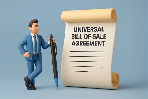 Universal Bill Of Sale Agreement Everything You Need To Know In The