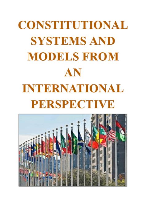 Constitutional System And Models From An International Perspectivepdf