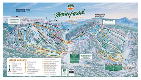 Brian Head Resort Piste Map Trail Map