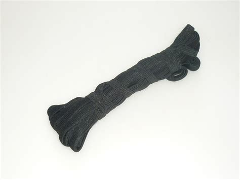 Резинка тканевая 8мм*10м черная вязаная/20шт/400