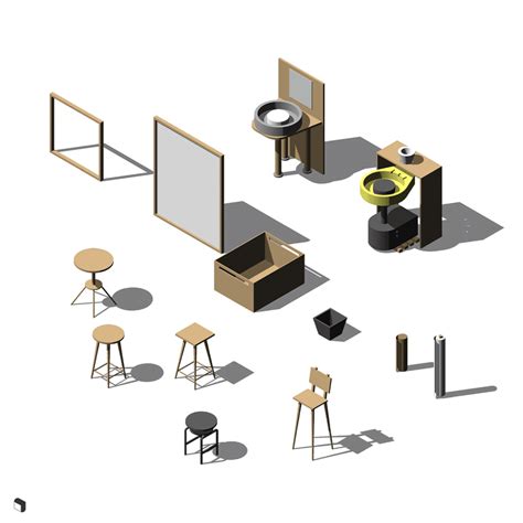 3d Model Revit Parametric Art Workshop Toffu Co