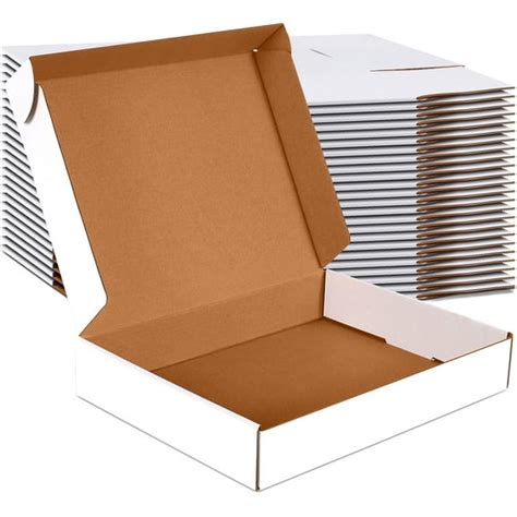 9x6x4 Inches Shipping Boxes Set Of 25 White Corrugated Cardboard Box