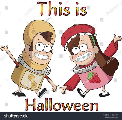 Mabel Y Dipper Pines De La Ilustración De Stock 2345383117 Shutterstock