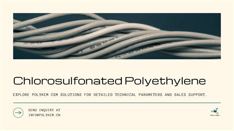 Chlorosulfonated Polyethylene Csm An Industry Solution For High