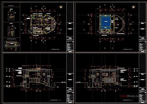 2 Stories A Complete Project AutoCAD File 16 7x19m
