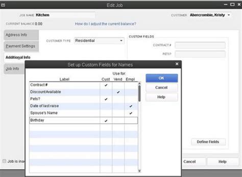 Customize Your Databases In QuickBooks