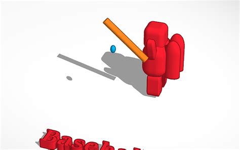 3d Design Baseball Tinkercad