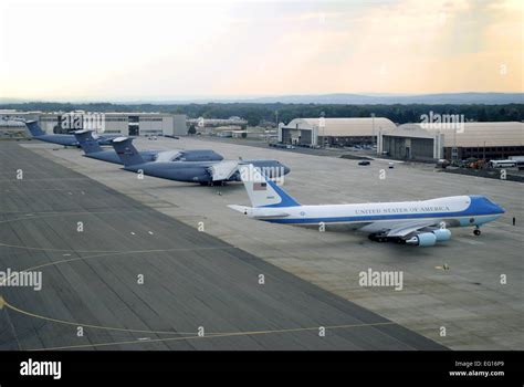 A Vc 25a Known As Air Force One When The President Is On Board Landed