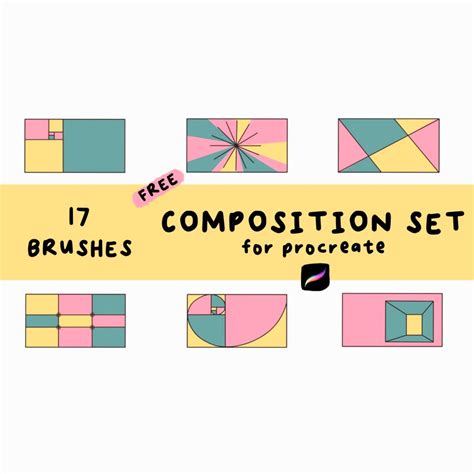 Free Composition Brush Set For Procreate Librium