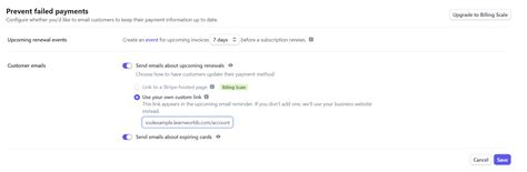 How To Manage Failed Payments And Customer Emails In Stripe