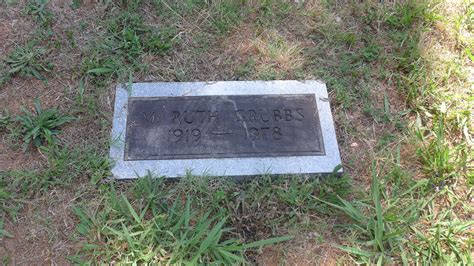 Mary Ruth Whitt Grubbs 1919 1978 Find A Grave Memorial