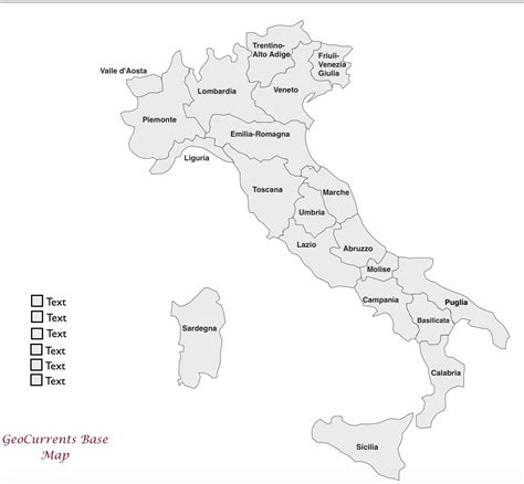 Italy Map Regions