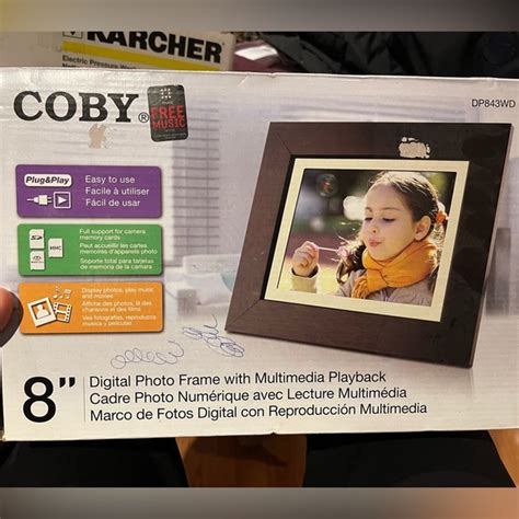 Coby Cameras Photo And Video Coby 8 Digital Photo Frame With