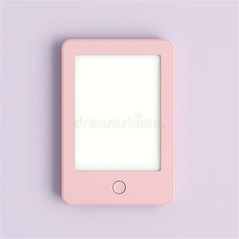 A Minimalist Pastel Pink E Reader With A Glare Free Screen On A Soft