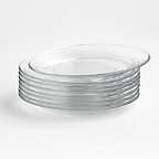 Moderno Glass Salad Plate Reviews Crate And Barrel
