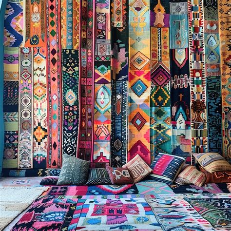 Premium Photo Colourful Fabric