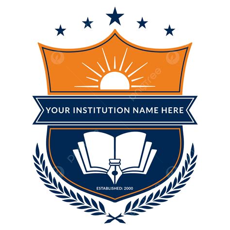 School Logo Design Vector Education Logo School Badge Institution