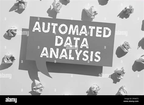 text caption presenting automated data analysis word for artificial