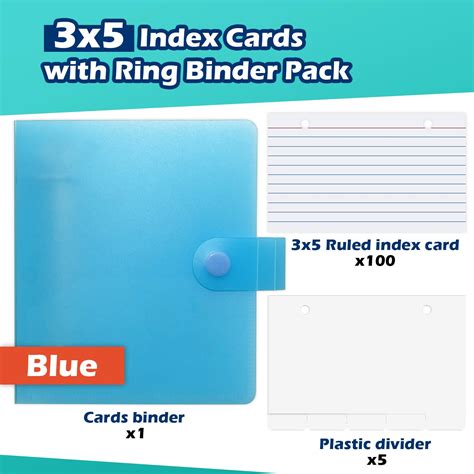 3x5 Lined Index Cards