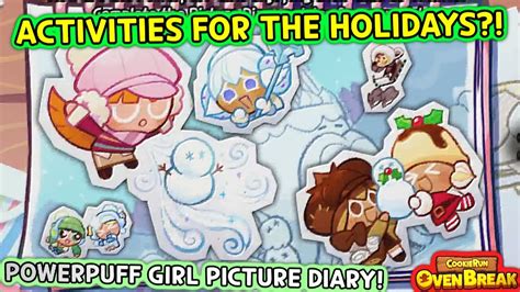 Activities During The Winter Powerpuff Girl Picture Diary Cookie