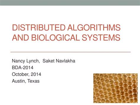 ppt distributed algorithms and biological systems powerpoint