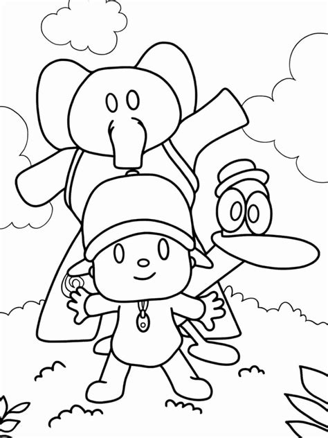 23 Páginas Para Colorear De Pocoyó Gratis En Pdf 🎨👦